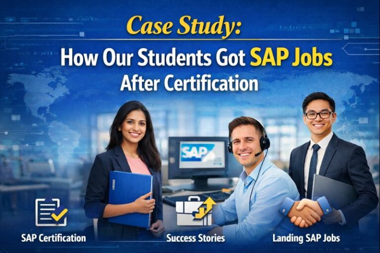 Case Study How Our Students Got SAP Jobs After Certification